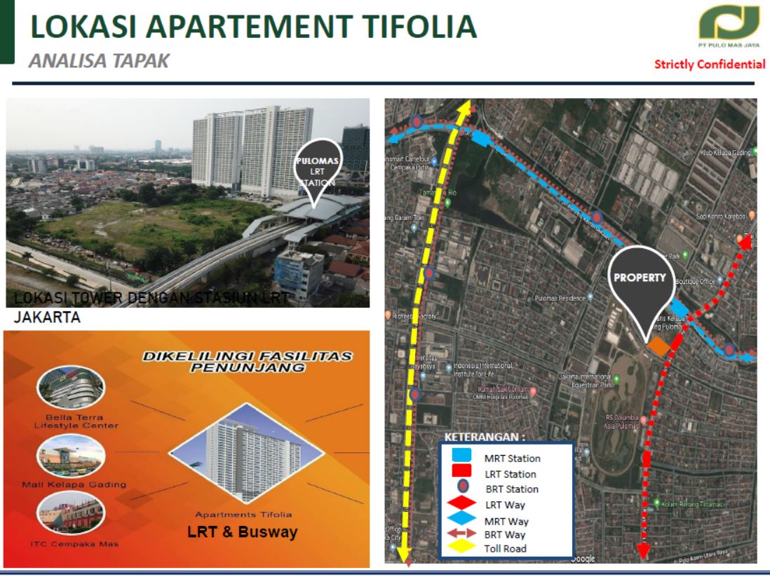 Penawaran Khusus: Sewa/Kerjasama Apartemen PULOMAS PARK CENTER – Pulomas